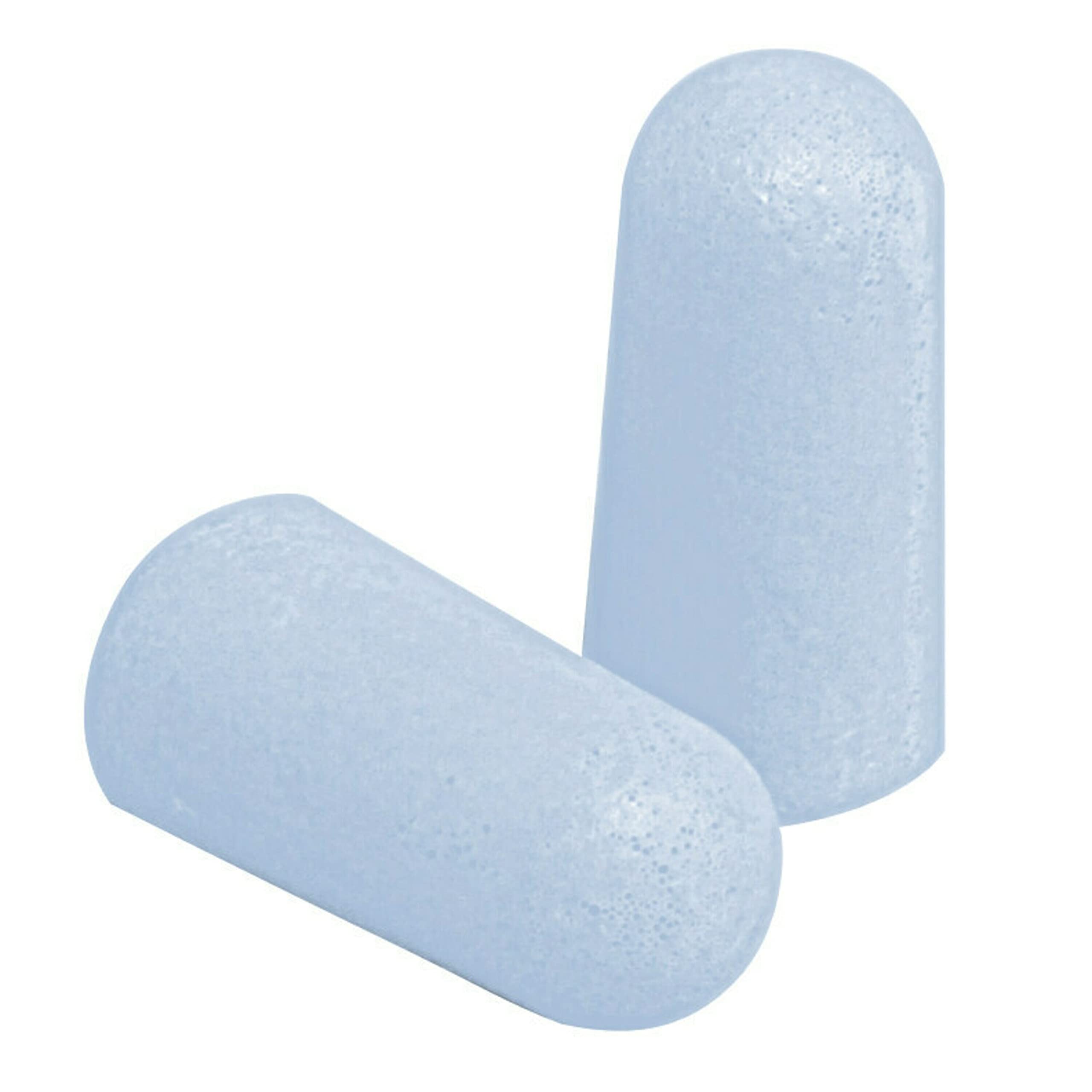 3M Disposable Earplugs for Quiet, Studying & Sleep, Light Blue, 32 NRR, 80 Pairs in a Resealable Package, Hearing Protection