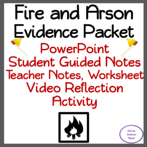 forensics: fire & arson evidence no prep packet