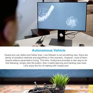 HUSKYLENS - an Easy-to-use AI Machine Vision Sensor/Smart Vision Robot Camera- Face Recognition Tracking for Raspberry Pi, Micro: bit (HUSKYLENS)