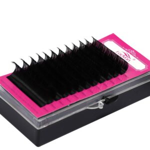 eyelash extensions d curl 0.15mm classic lashes extension 15-20mm mixed individual lashes silk eyelash extension supplies matte black single eyelashes by fadvan (0.15mm-d, 15-20mm mix)