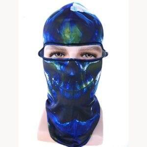 Face Shield Face Mask Helmet Summer Sun Hood Neck Gaiter, Balaclava for Ourdoor Activities, Cycling, Hiking, Fishing (Blue)