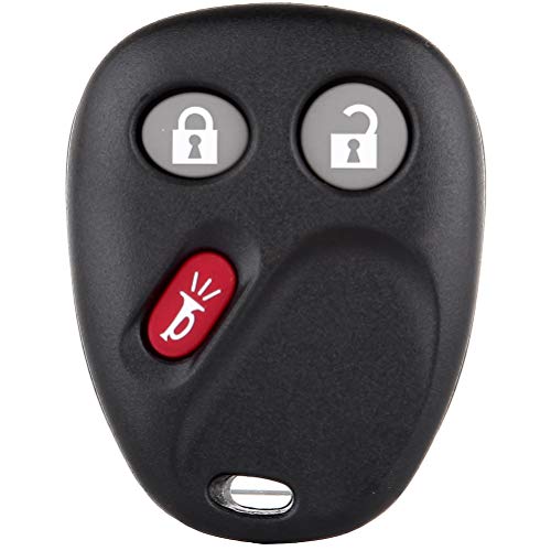 SCITOO Replacement for Shell 3 Buttons Pad Outer shell Keyless Entry Remote Car Key Fob Case 2003-2006 Chevrolet Buick Saturn Cadillac Hummer Pontiac 4PCS FCC 21997127B 15132198B