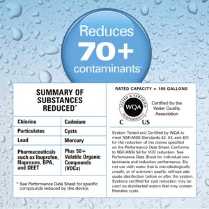 Hamilton Beach AquaFusion Electric Countertop Water Purifier & Filter 64 oz. Pitcher, Compatible with Flavor Capsules, White (87320)