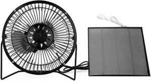 solar panel powered fan, 4.5w 6v usb solar panel powered mini portable fan solar mini exhaust fan for cooling ventilation home travelling fishing