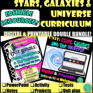 stars, galaxies, and universe double bundle