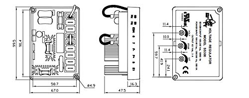 McPherson SS300 Automatic Voltage Regulator (AVR) - Replaces PM300 & PM300E