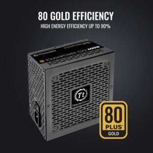 Thermaltake Toughpower GX2 80+ Gold 600W SLI/Crossfire Ready Continuous Power ATX 12V V2.4/EPS V2.92 Non Modular Power Supply 5 Year Warranty PS-TPD-0600NNFAGU-2