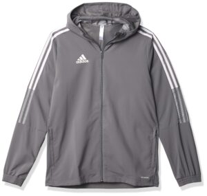 adidas unisex-child tiro 21 windbreaker black medium