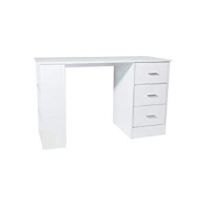 OneSpace Monroe 3 Shelve Computer Desk, White