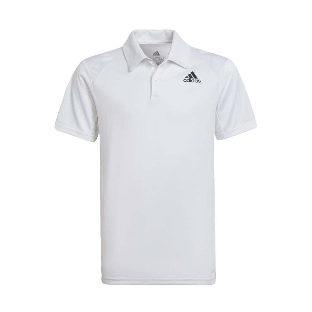 adidas unisex-child B Club Polo White/Black Medium