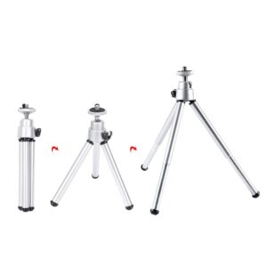 keenso 3pcs universal foldable aluminium alloy stoving varnish mini antishake telescopic tripod telescoping tripod stand monocular telescope camera tripod