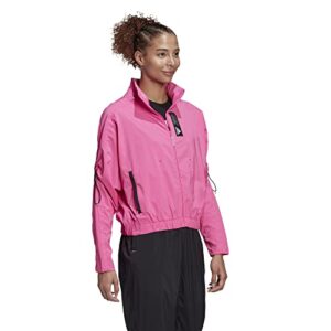 adidas Women's Tech Track Top Pb, Screaming Pink, Small