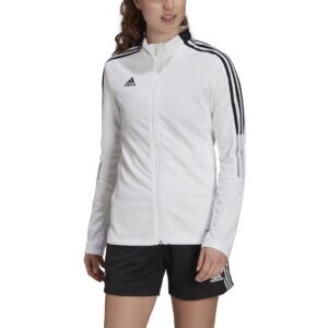 adidas womens tiro 21 track jacket white medium