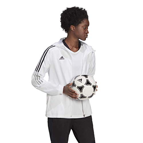 adidas womens Tiro 21 Windbreaker White Large