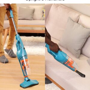 Deerma 2 in 1 Vacuum Cleaner, Handheld Lightweight Vacuum Cleaner with 13kpa Strong Suction Corded Upright Stick Vacuum for Hard Floor Car Pet Hair