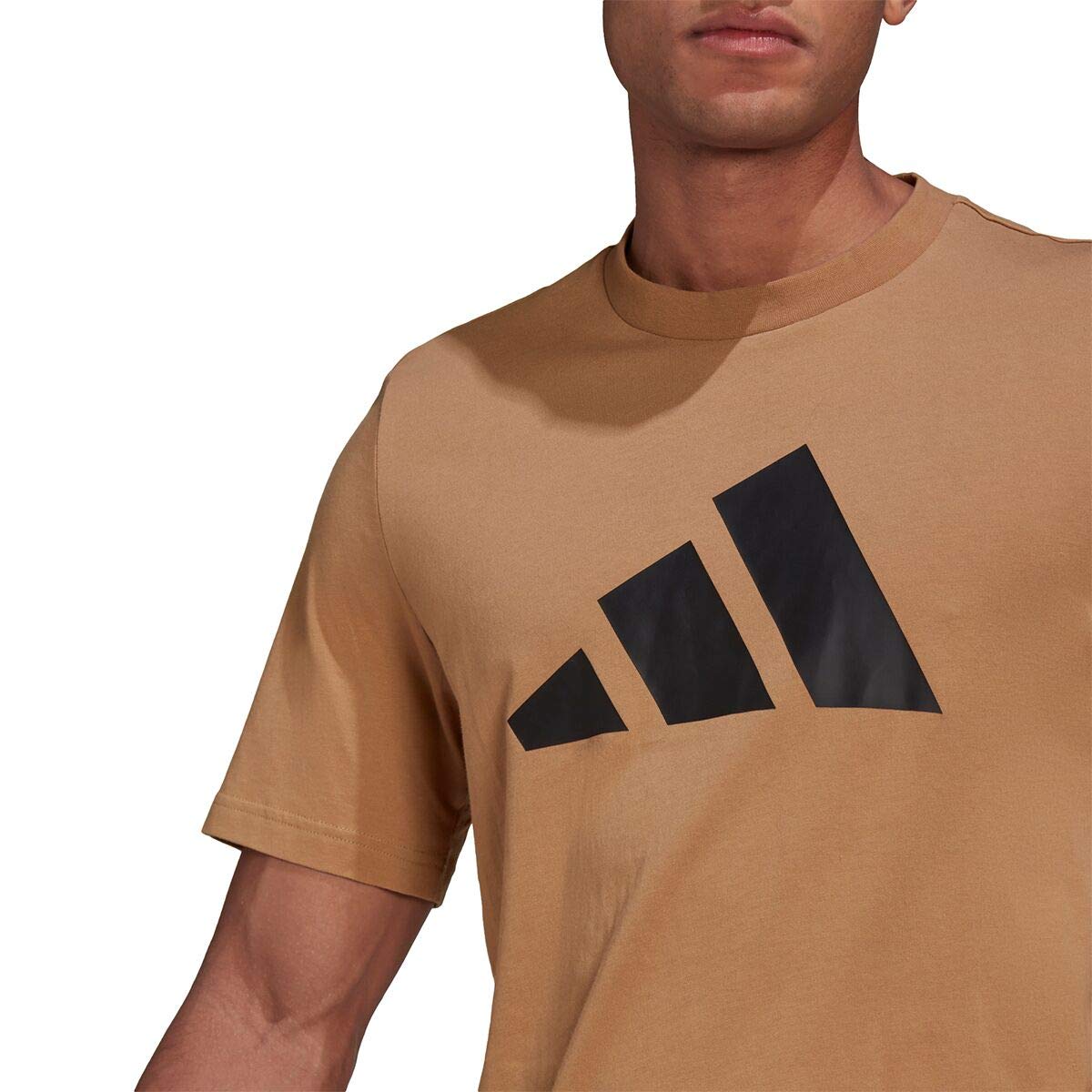 adidas mens BIC Badge of Sport Tee Cardboard Small