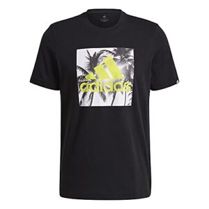 adidas mens VCRDY PHT Tee Black X-Large