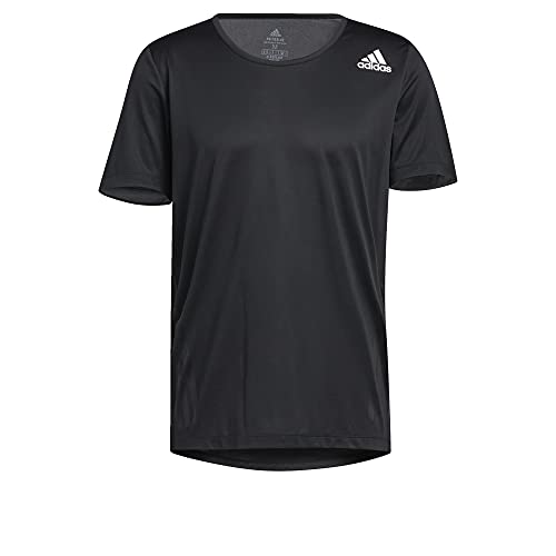 adidas mens Aero Flow PB Tee Black Small