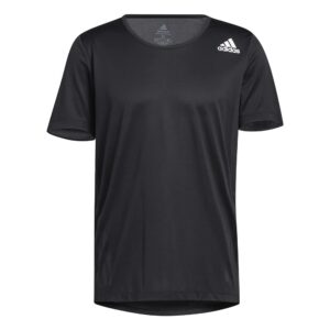 adidas mens aero flow pb tee black small