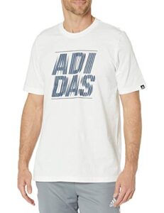 adidas mens ext motion adi tee white x-large