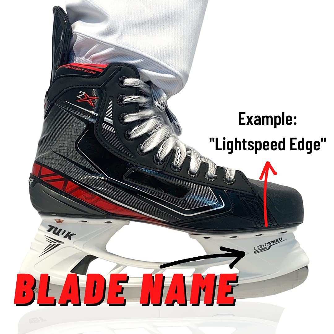 Bladetech Hockey Replacement Skate Blades for CCM Speedblade 4.0 Holder - Mirror Finish