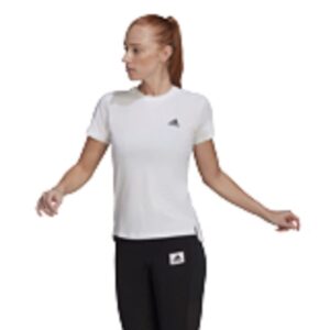 adidas womens motion tee white/black large