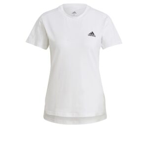 adidas womens Motion Tee White/Black Large