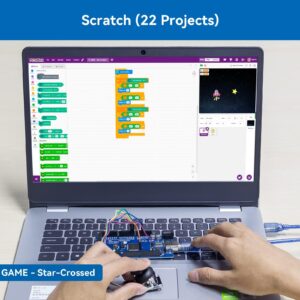 SunFounder Project The Most Complete Electrnoics Starter Kit Compatible with Arduino Mega 2560 R3 Mega328 Nano, 73 Tutorials Included