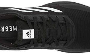 adidas Women's Crazyflight Volleyball Shoe, Black/White/Black, 8