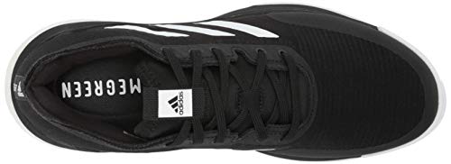 adidas Women's Crazyflight Volleyball Shoe, Black/White/Black, 8