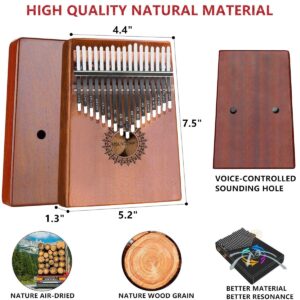 Kalimba Thumb Piano 17 Key Kalimba Thumb Piano Kalimba Mbira Instrument Thumb Piano Kalimba Mbira Kit Finger Piano Kalimba Thumb Piano 17 Keys Kalimba (Kalimba Thumb Piano 17 Key)