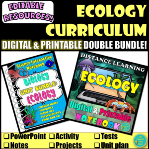 ecology interactive notebook | biology science curriculum