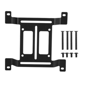 wendry computer water cooling 12cm water pump bracket, metal arched bracket, pump mounting bracket for 120mm radiators