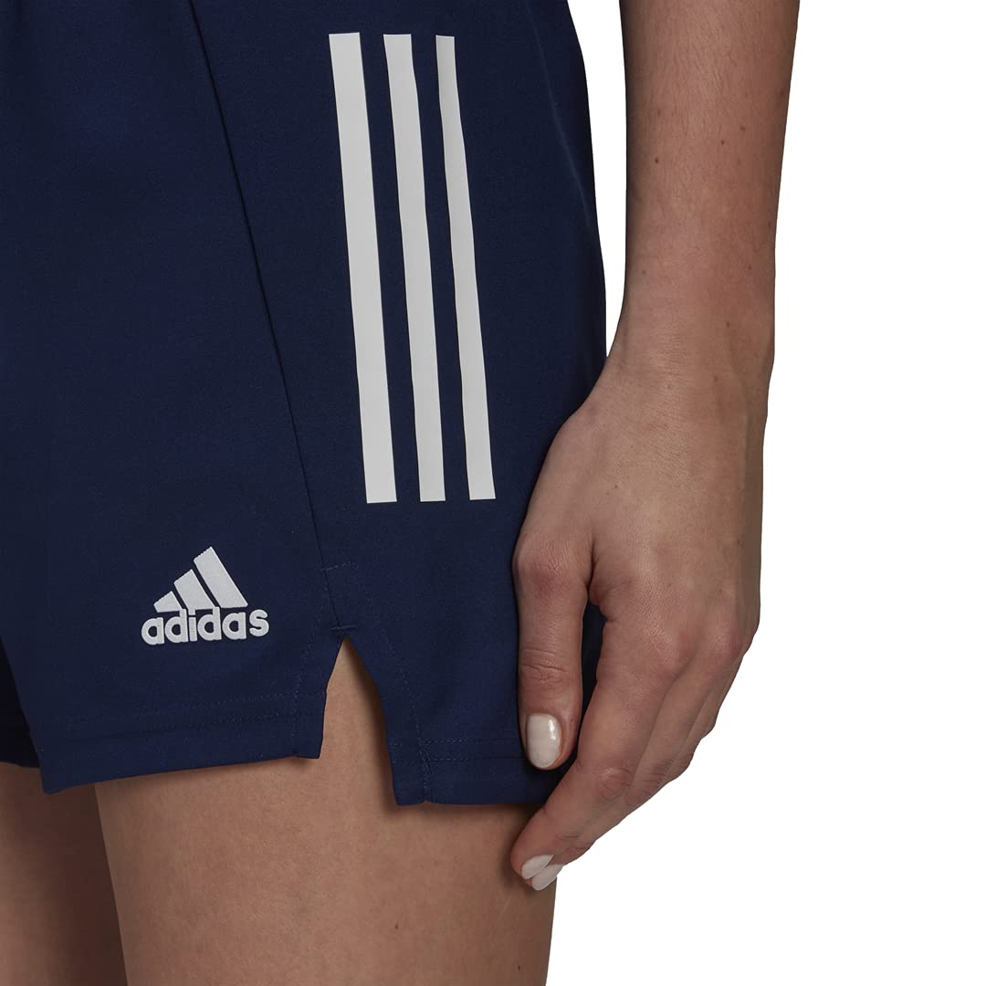 adidas Women's Condivo 21 Shorts, Team Navy Blue/White, Small