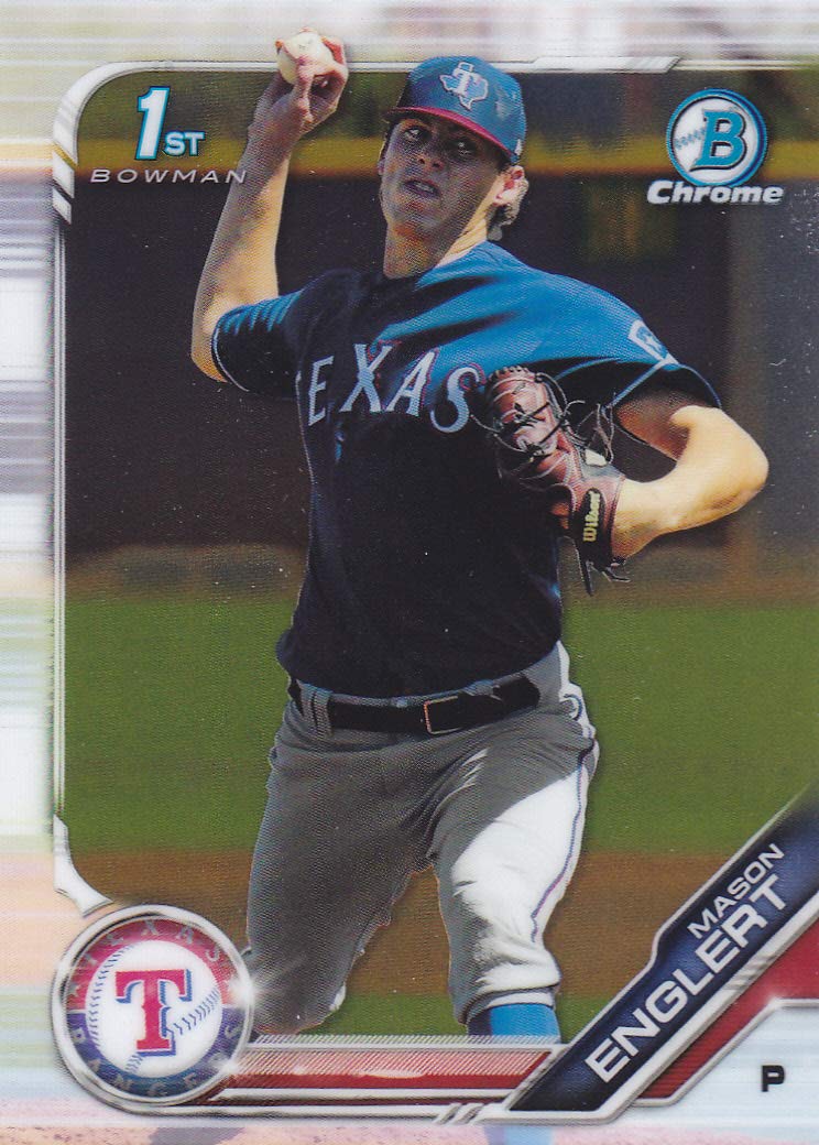 2019 BOWMAN CHROME BASEBALL MASON ENGLERT RC ROOKIE CARD