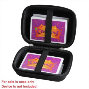 Hermitshell Travel Case for Set Enterprises Five Crowns Card Games (Not Including Cards) (Black)