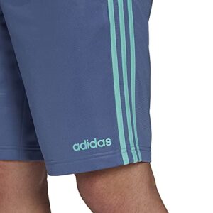 adidas,Mens,Essentials 3-Stripes Tricot Shorts,Crew Blue,XX-Large