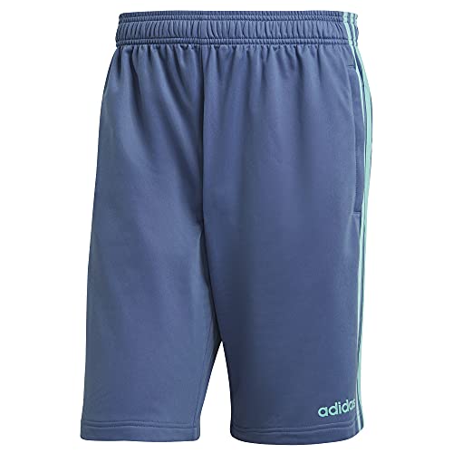 adidas,Mens,Essentials 3-Stripes Tricot Shorts,Crew Blue,XX-Large