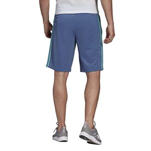 adidas,Mens,Essentials 3-Stripes Tricot Shorts,Crew Blue,XX-Large