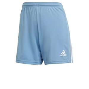 adidas womens Squadra 21 Shorts, Team Light Blue/White, Small US