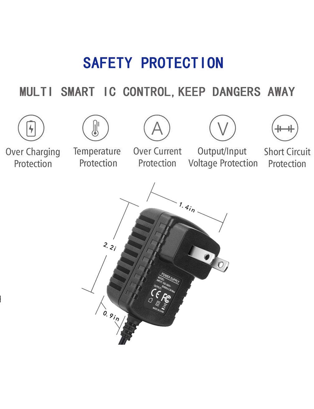 TEVSINPO 1.6V Power Cord for Philips Norelco G370 G250 G270 G290 G380 D350 G390, G470, G480 Grooming System Charger Replacement Charger for Philips Beard Hair Trimmer QC5015 QG3080 QG3150 QG3020