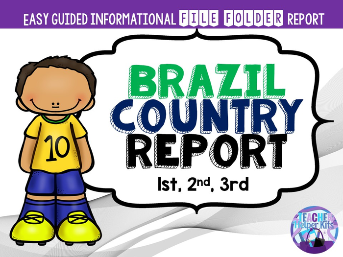 Brazil Report Book- Country Report- Learn About Brazil