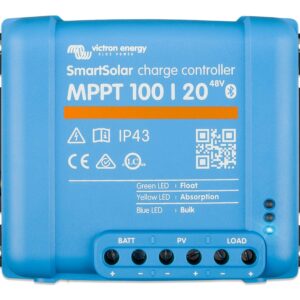 Victron Energy SmartSolar MPPT 100V 20 amp 48-Volt Solar Charge Controller (Bluetooth)