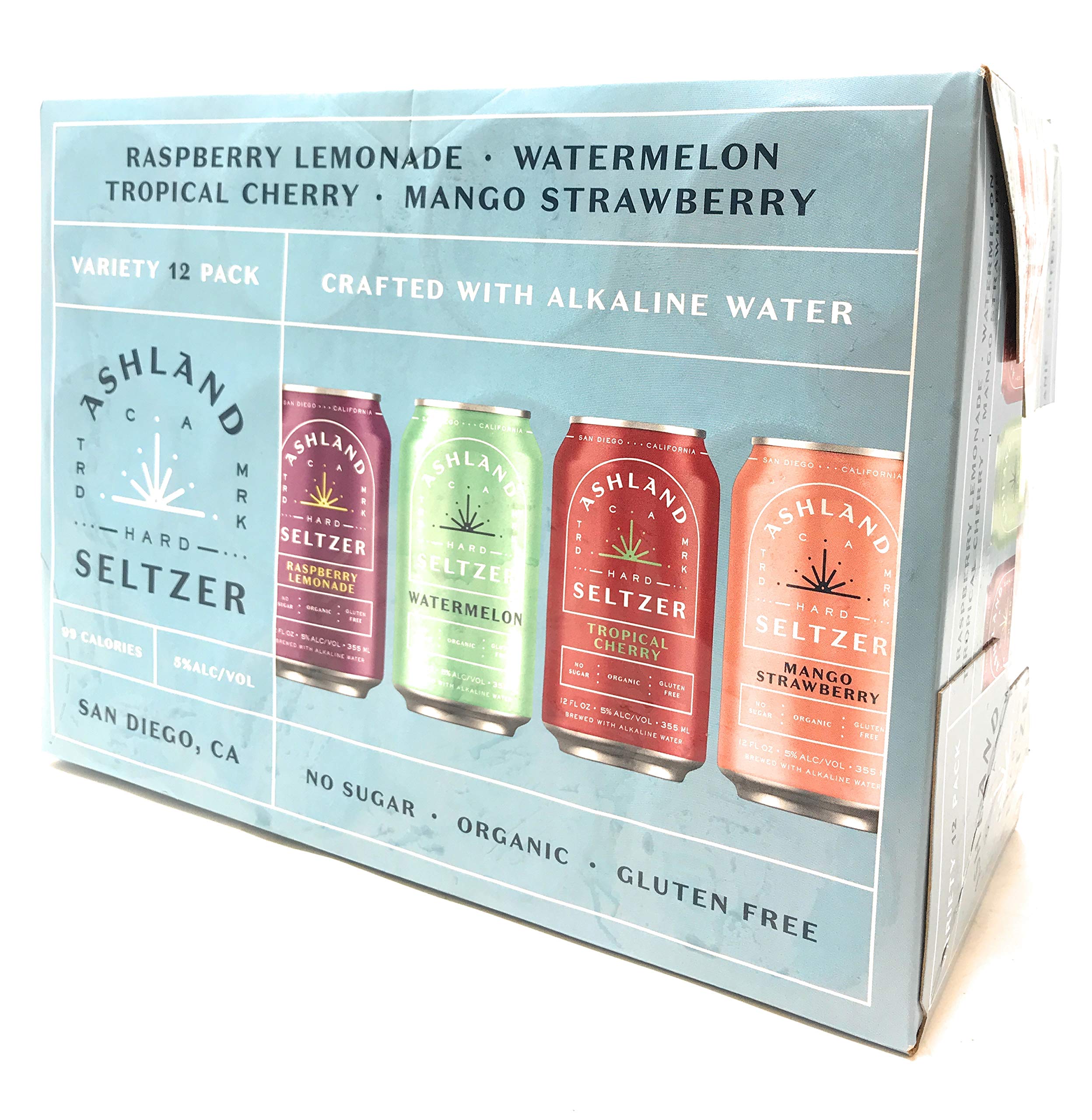 Ashland Hard Seltzer Tropical Variety # 2 Hard Seltzer 12pk Cans, 12 FZ