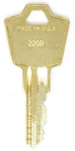 hon 220r replacement keys: 2 keys