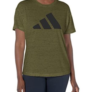 adidas womens Win 2.0 Tee Wild Pine Melange Small