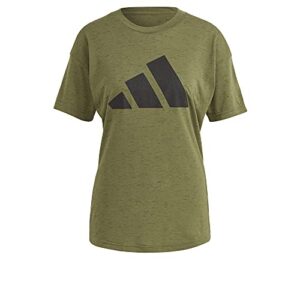 adidas womens Win 2.0 Tee Wild Pine Melange Small