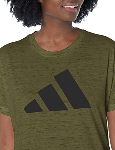 adidas womens Win 2.0 Tee Wild Pine Melange Small