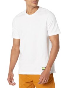 adidas mens tech grade tee white medium