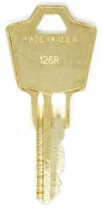 hon 126r replacement keys: 2 keys